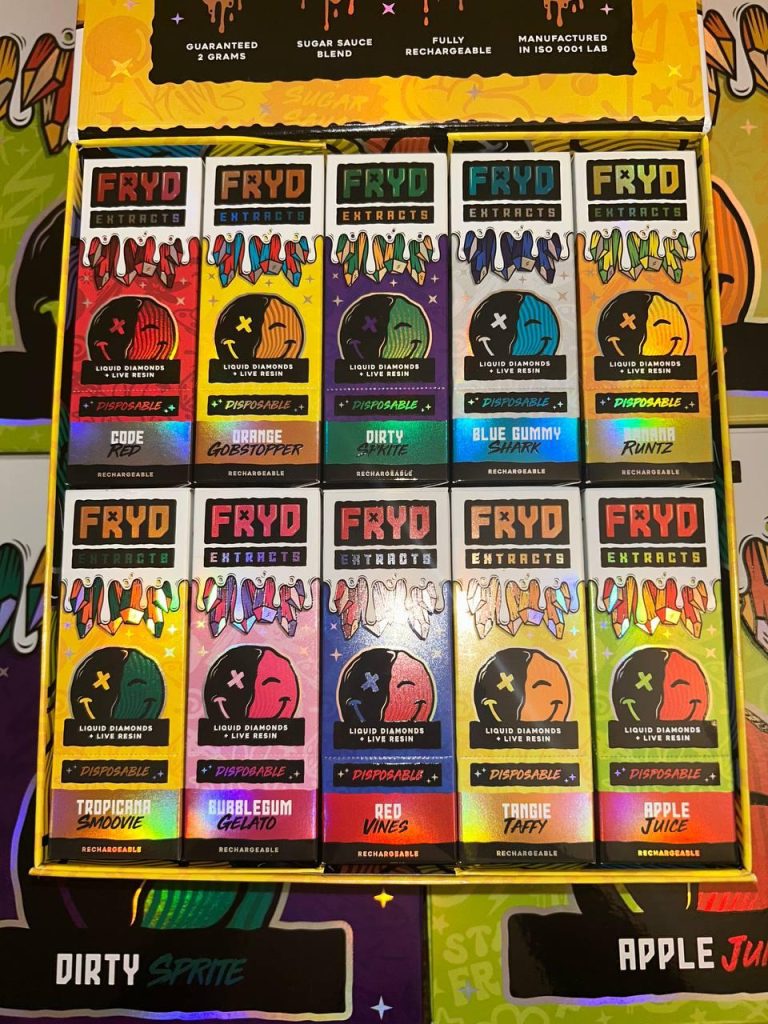 New Fryd Disposable Flavors | Fryd Disposable 2g | Stay Fryd